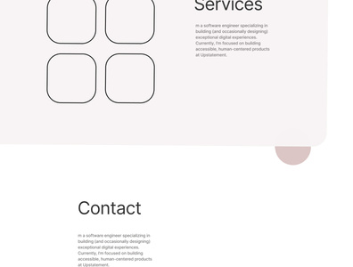 Portfolio prototype by Fayis Mahmood on Dribbble