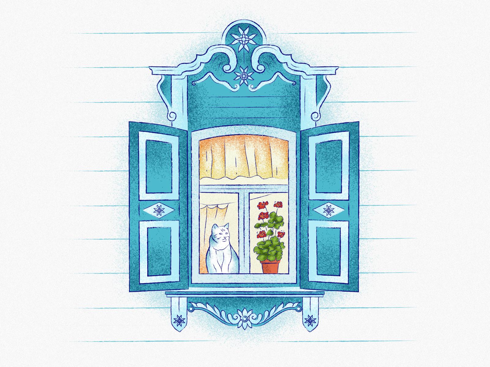 Russian window surrounds by Anna Zakharova on Dribbble