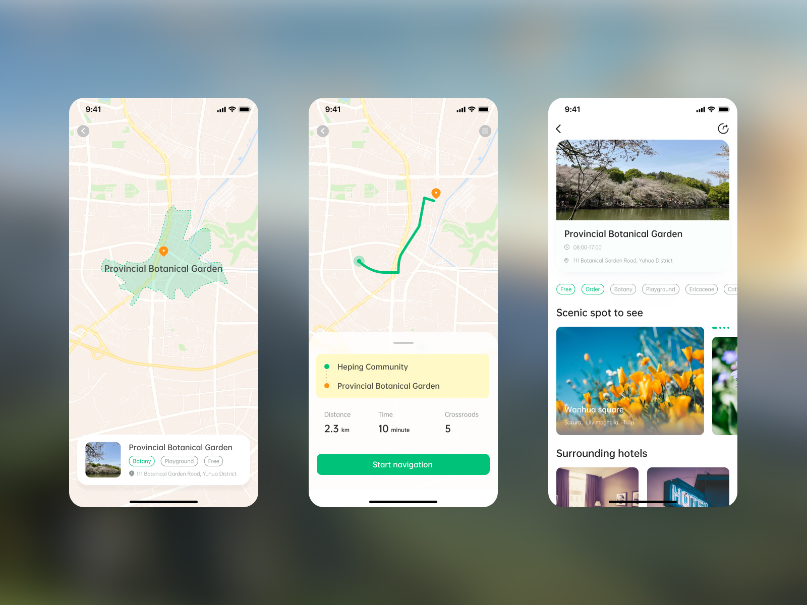 Map navigation APP by 日华 on Dribbble