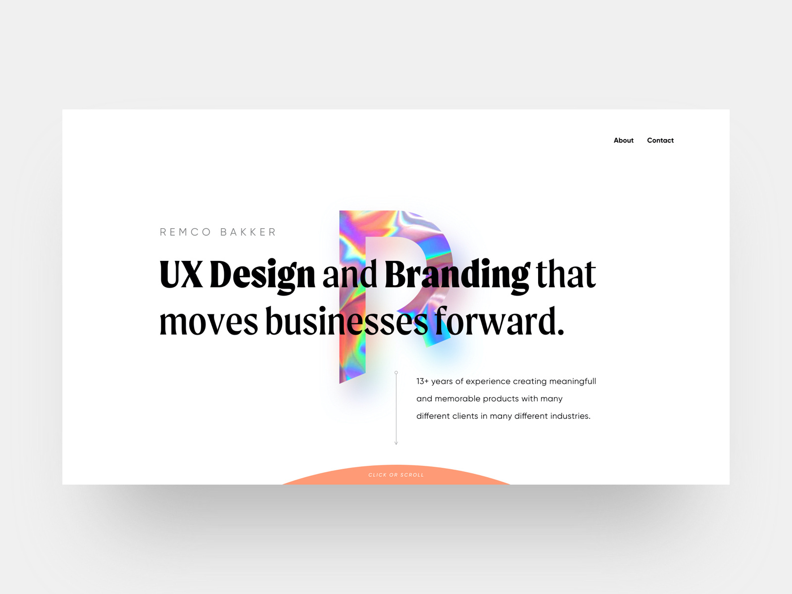 Portfolio Remco Bakker by Remco Bakker on Dribbble