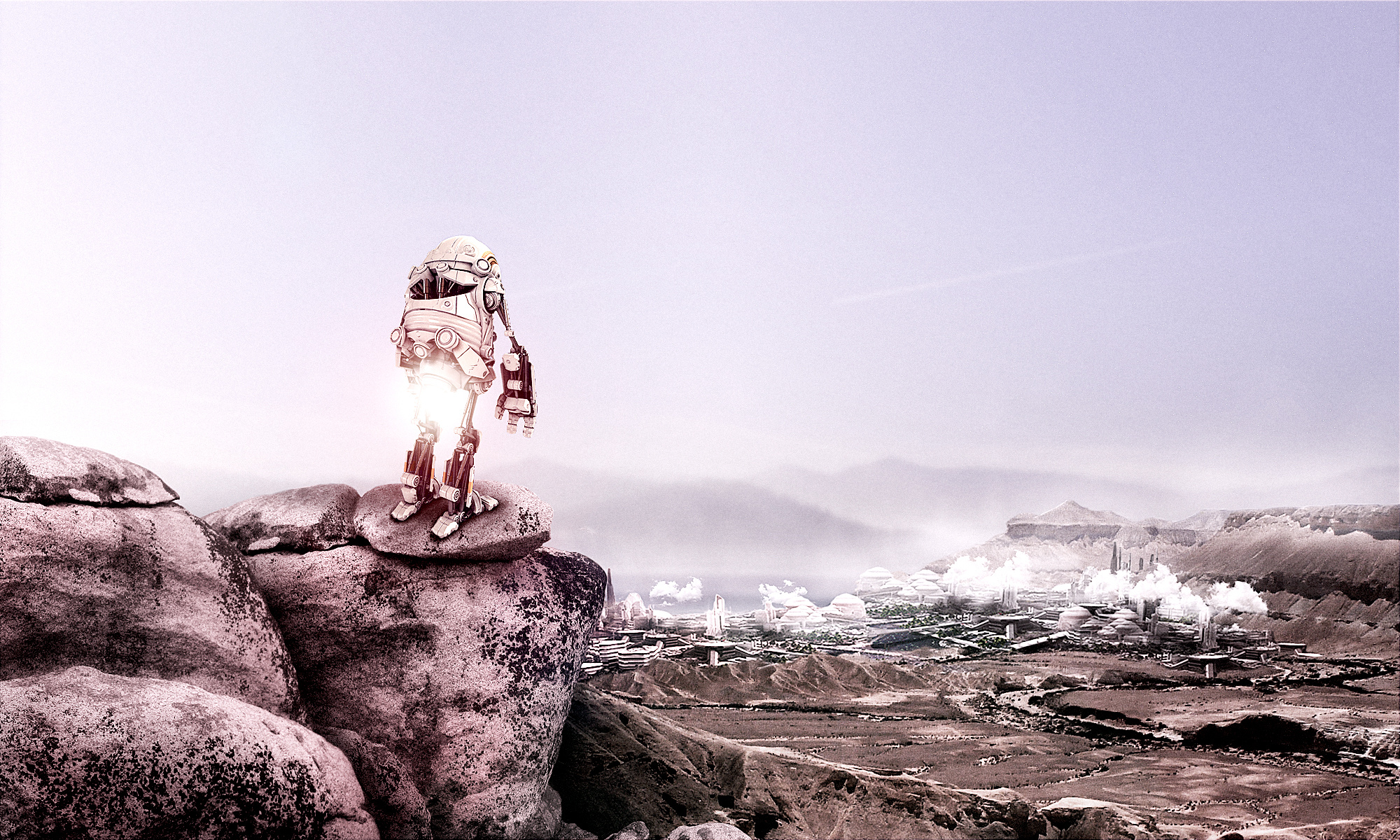 Matte painting practice by Remco Bakker on Dribbble