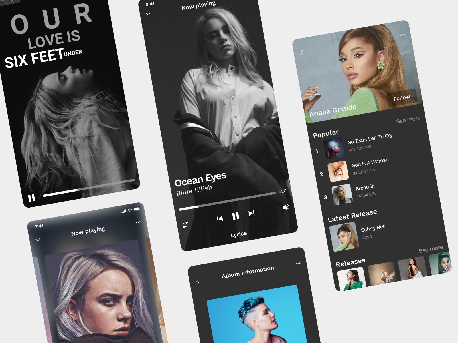 🎵Music player UI by Maryam Esmaeili on Dribbble