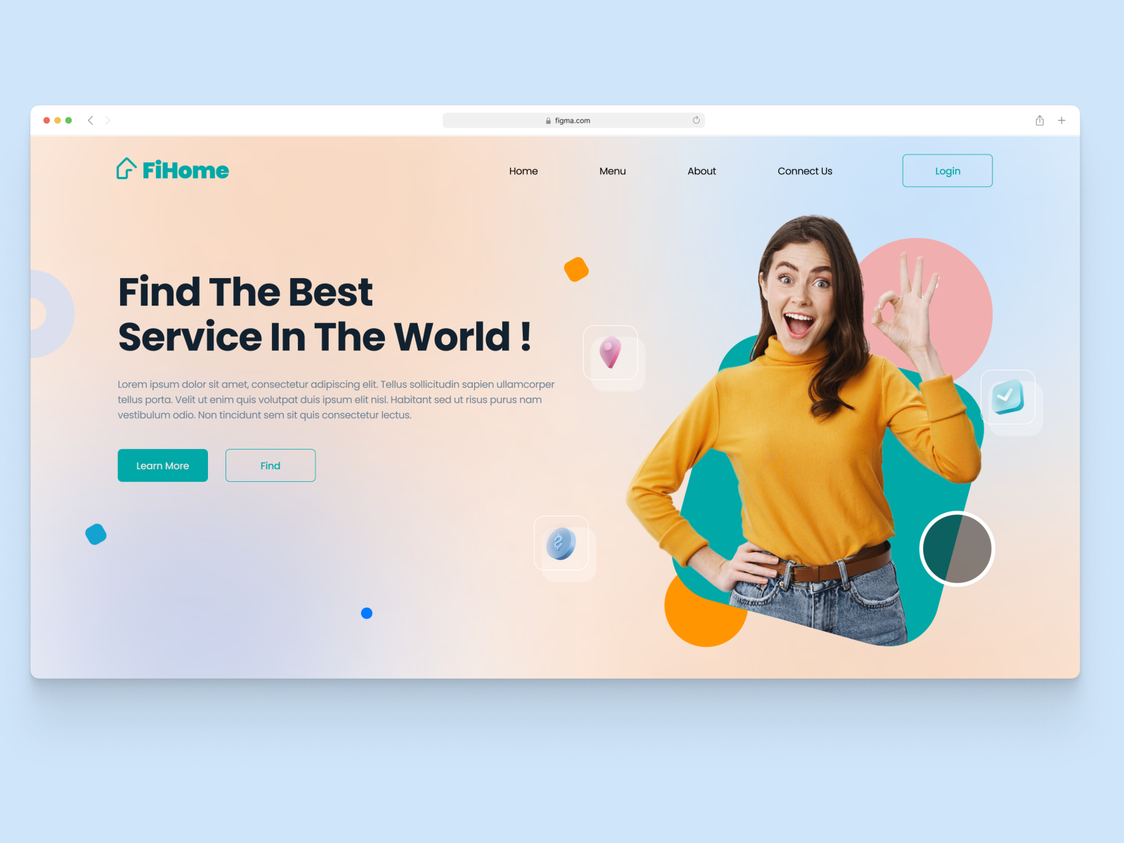 Home service design by Aram Monfared on Dribbble