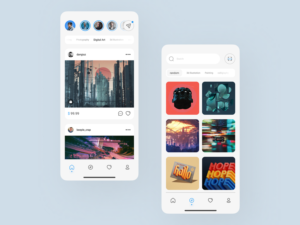 Browse thousands of Gallery UI images for design inspiration | Dribbble