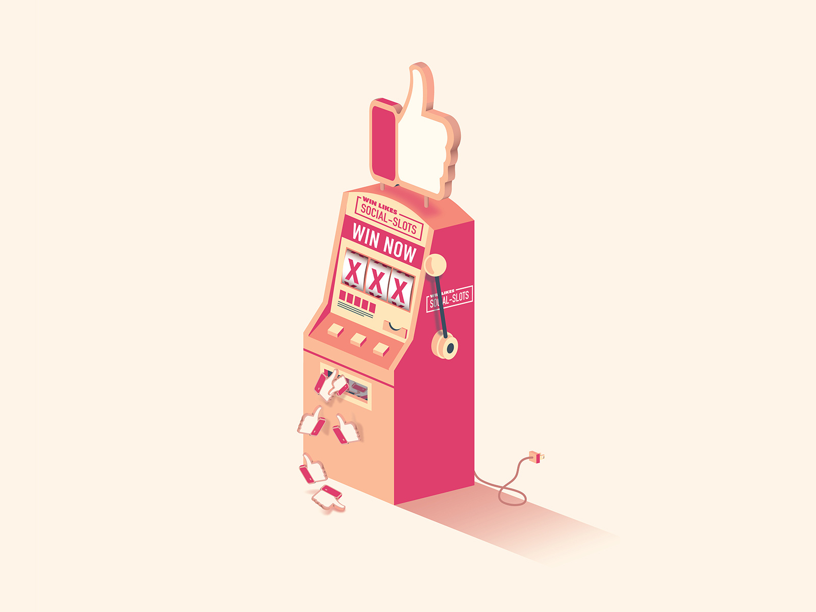 Social Slots by Tyler Pate on Dribbble