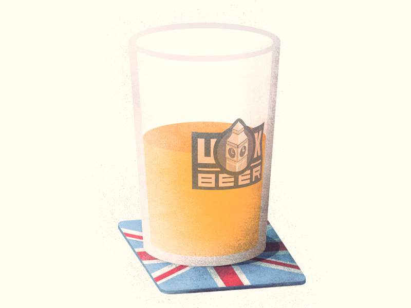 A pint for my mate by Tyler Pate on Dribbble