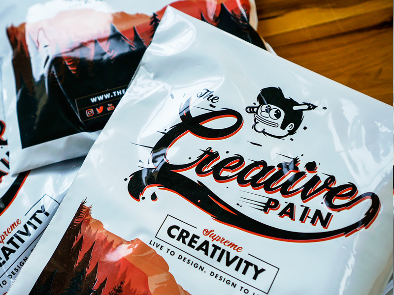The Creative Pain mailers by Tyler Pate on Dribbble