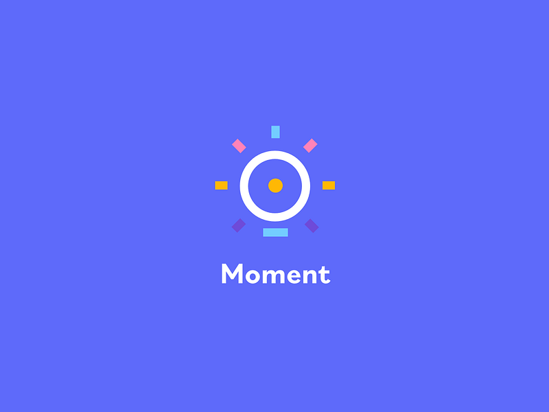Moment Logo by FRENCHAPP&WEB on Dribbble