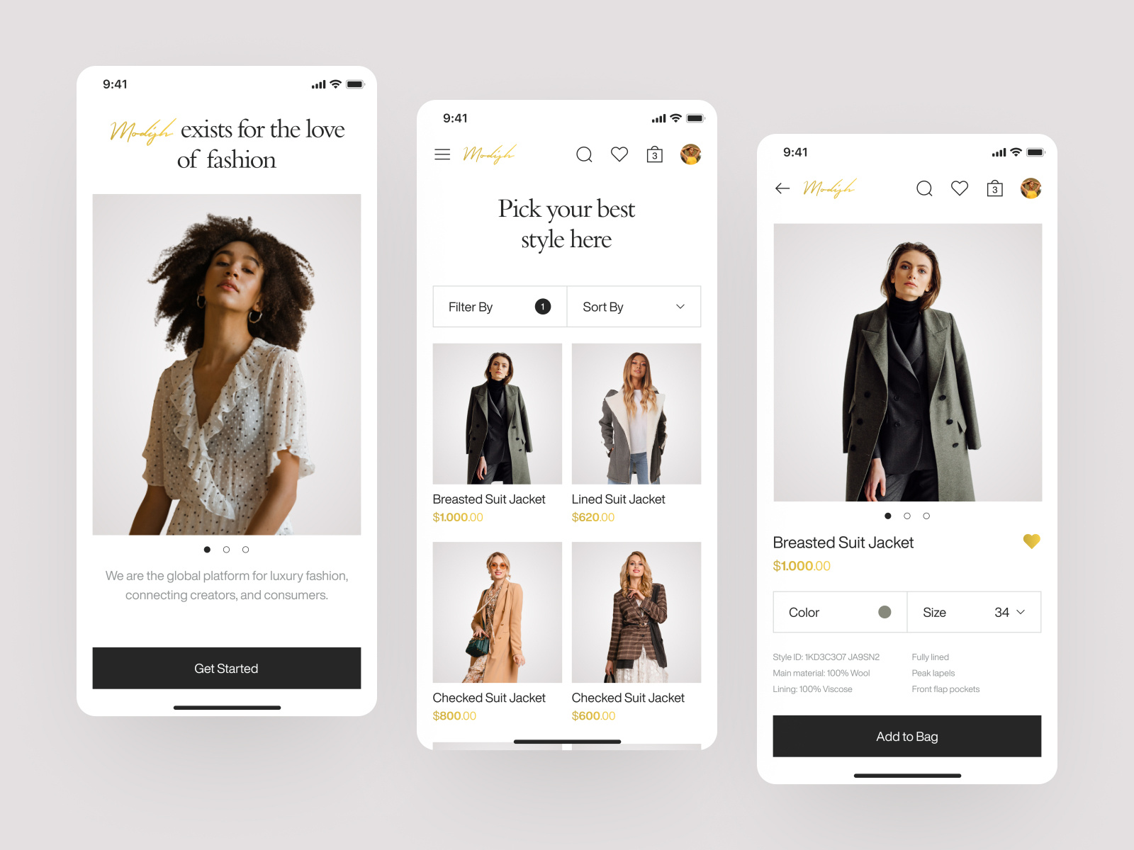 Modish - Fashion Store Mobile by Rayfan Tio Saputro on Dribbble