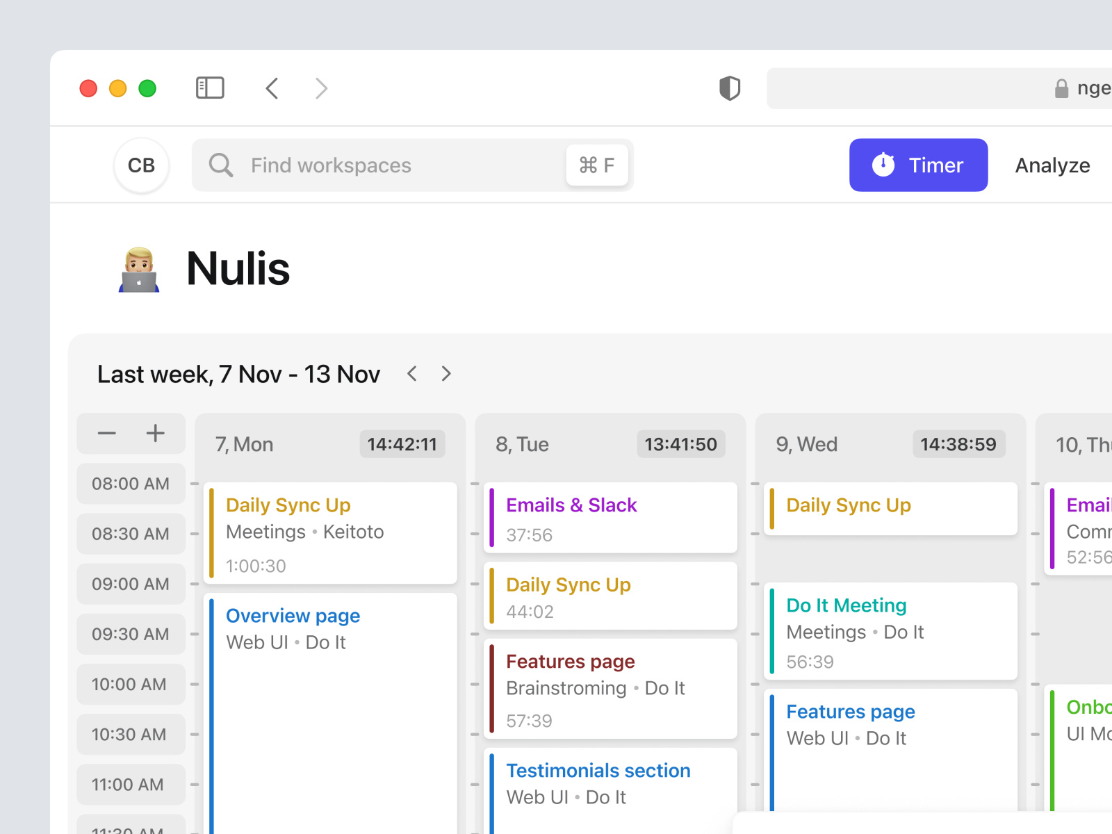 Ngetrek - Time Tracking Web App by Rayfan Tio Saputro for Keitoto on ...