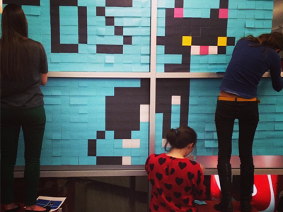 Sticky Note Pixel Art by tcbrooks06 on Dribbble