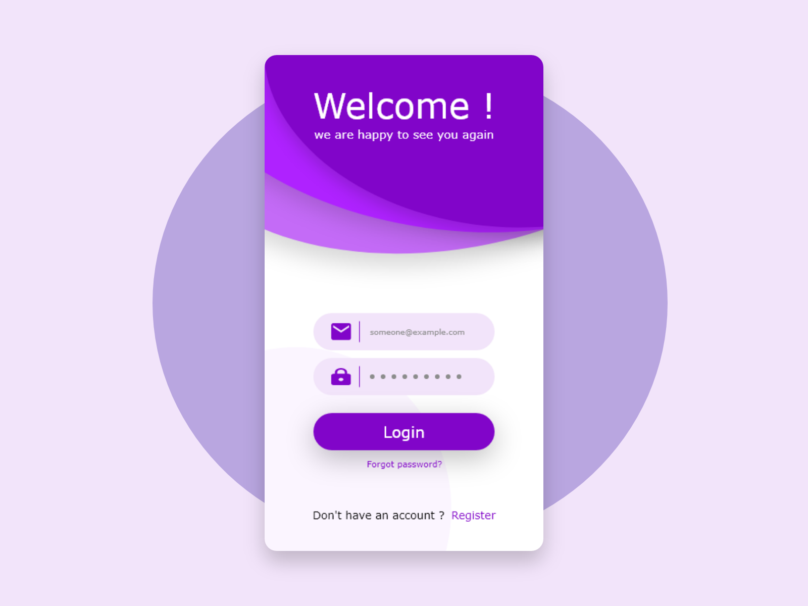 login interface by linda yadroudj on Dribbble