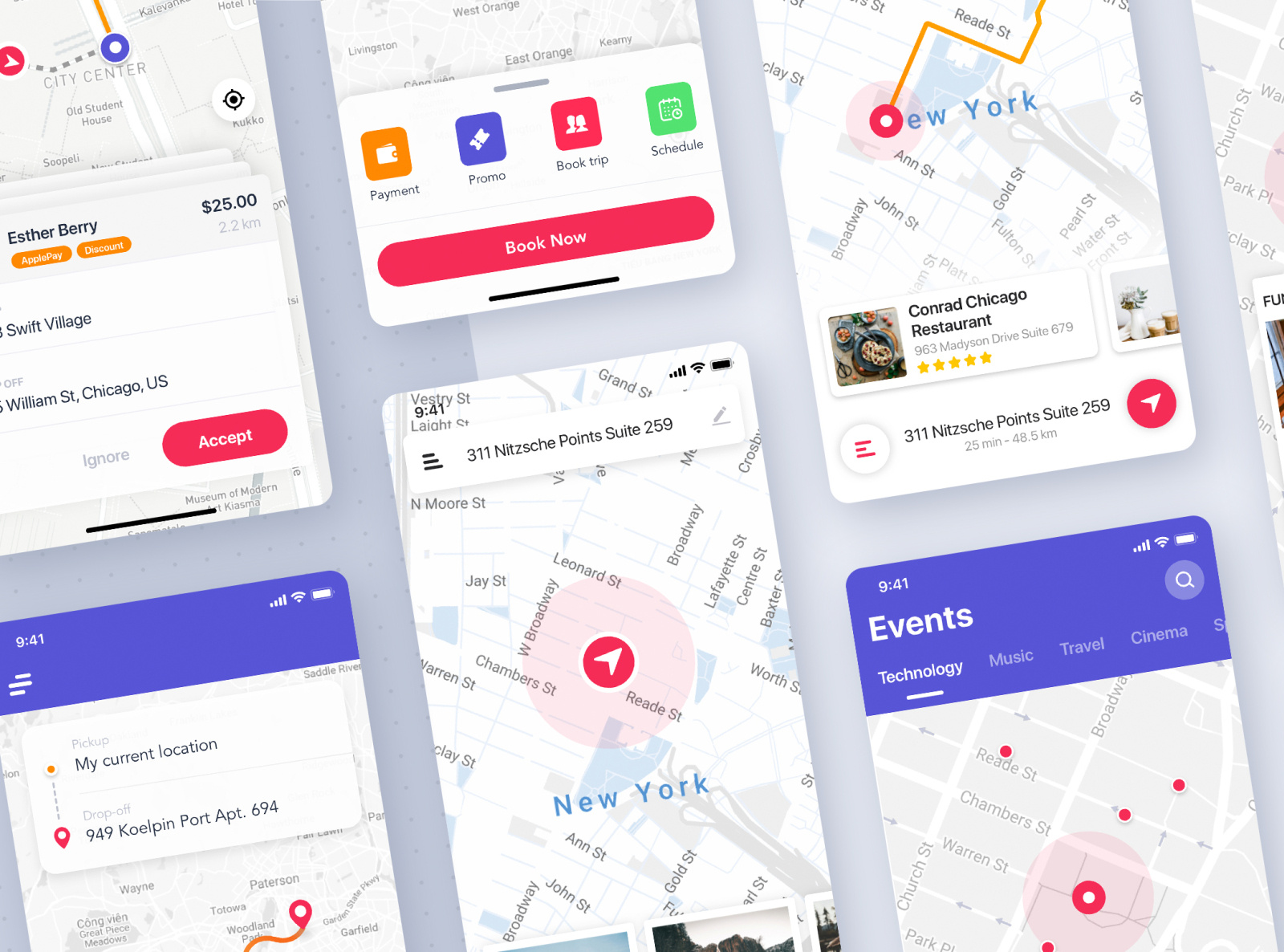 Map View mobile concept by HoangPts on Dribbble