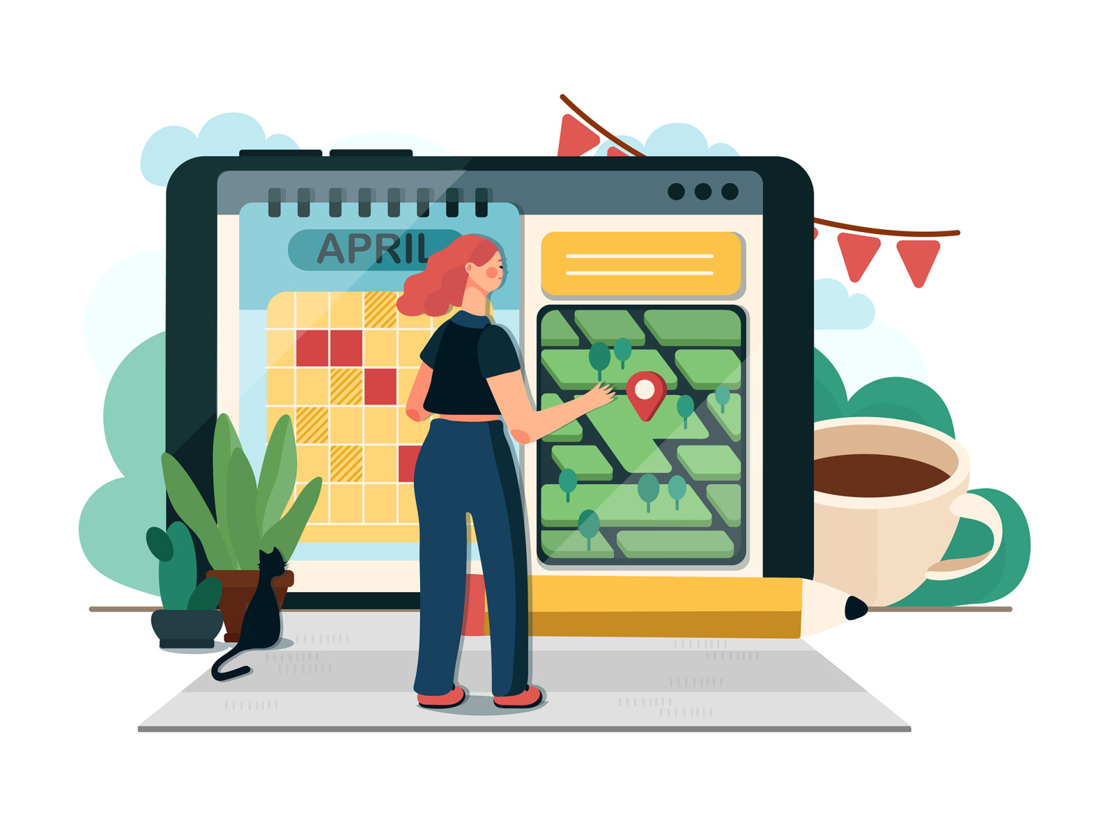 Appointment Booking Illustration by HoangPts on Dribbble