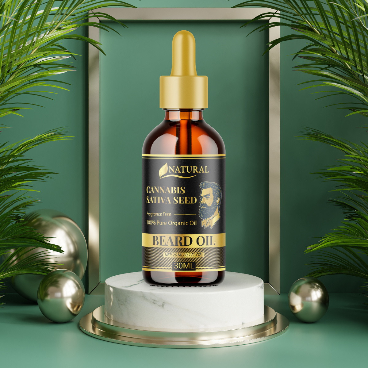 BEARD OIL LABEL by Zaamil99 (Packaging Design Expert) on Dribbble