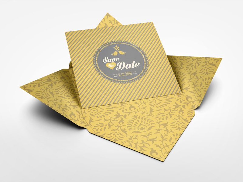 Invitation and Greeting Card Mockup V3 by Imagine Design Studio on Dribbble