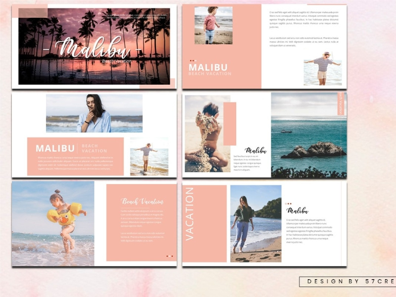 Presentation Tamplate - Malibu Beach by Majucreative on Dribbble