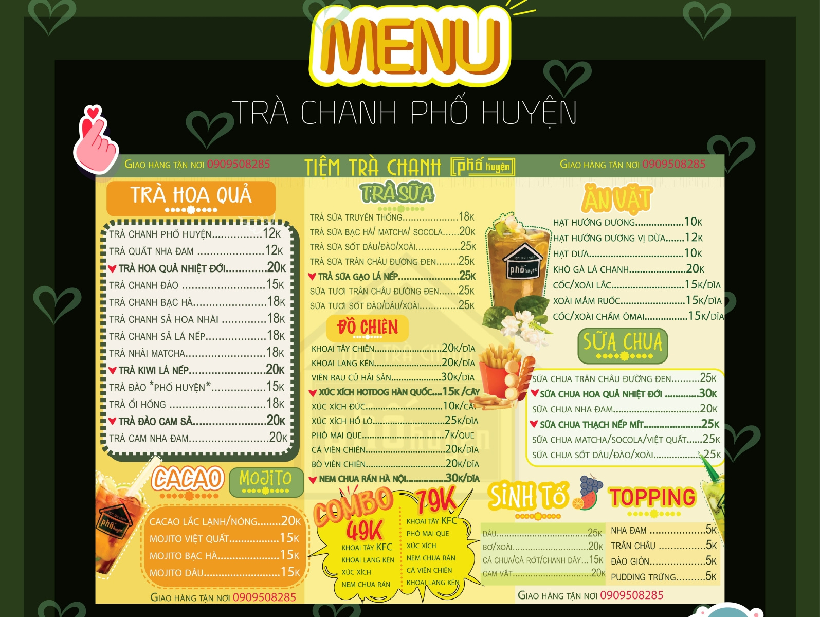 MENU by Nguyen Oanh on Dribbble