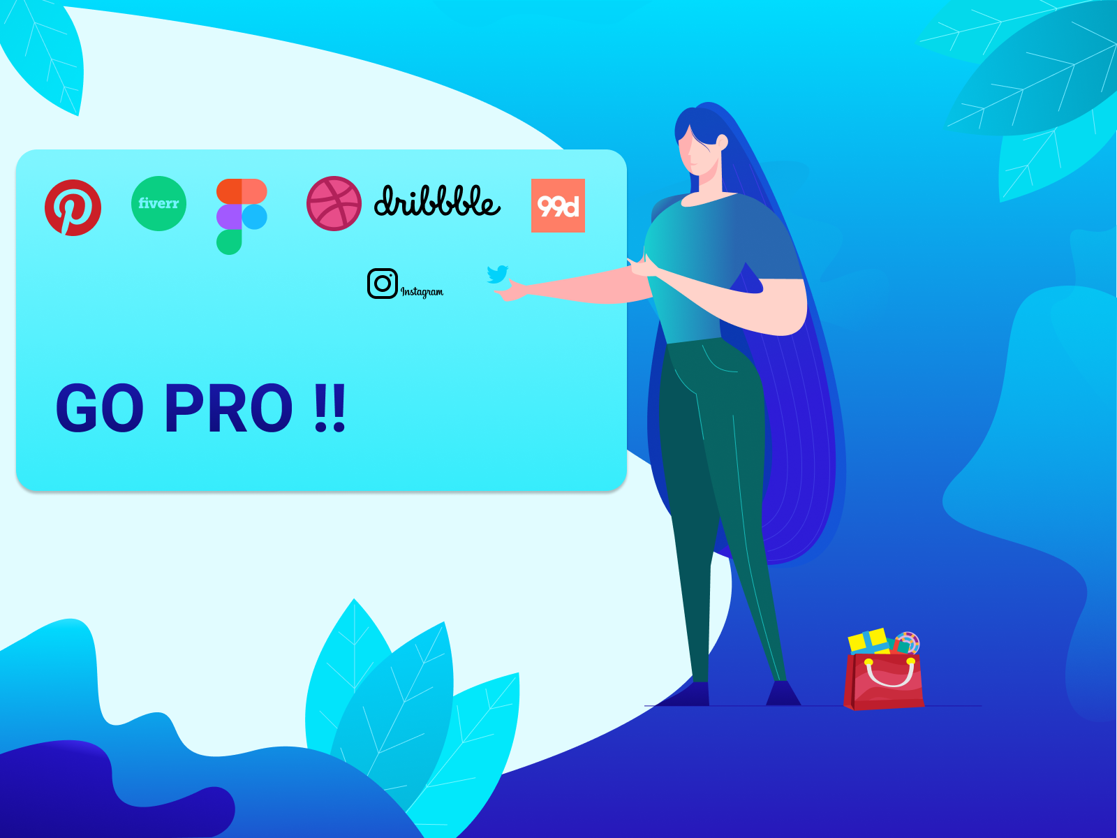 GO PRO !! by Zains 3D on Dribbble