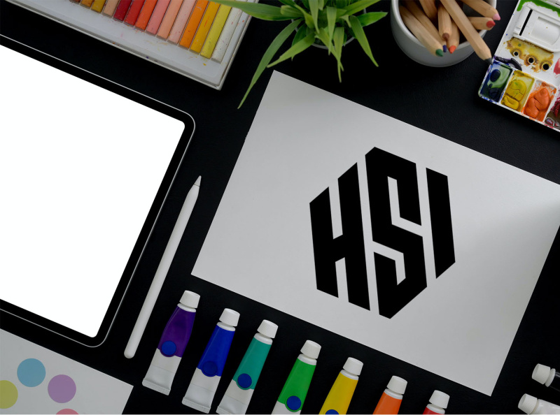 HSI Logo. Creative monogram logo by Sujoy on Dribbble