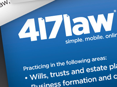 417law.com - logo development by Dave Smay on Dribbble