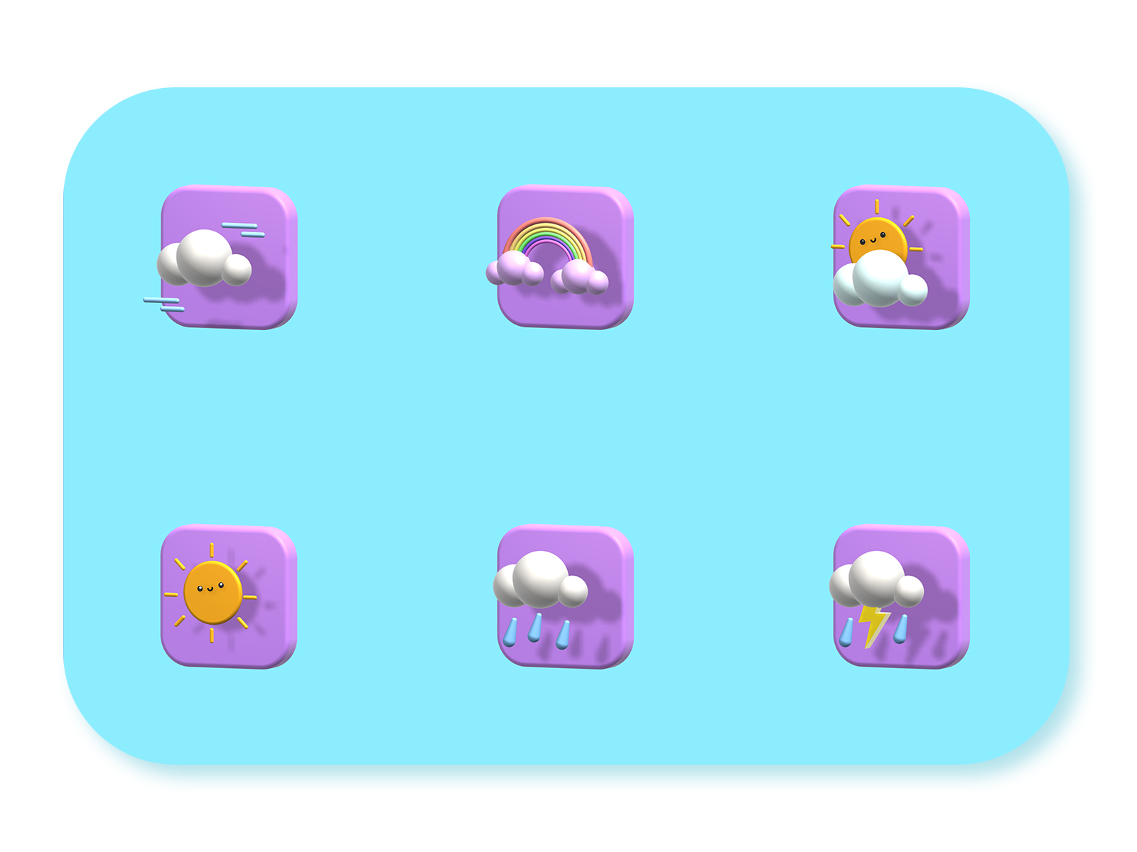 Weather The Series by Gideon ostew on Dribbble