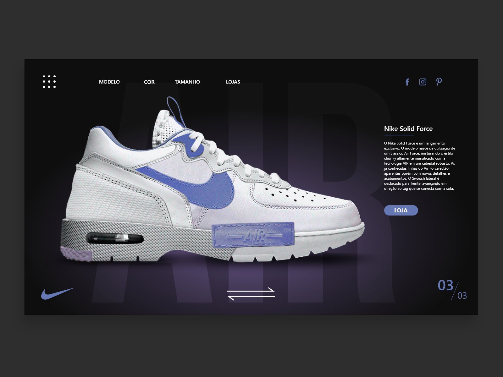 Concept nike solid force 3 by Eduardo Albrecht on Dribbble