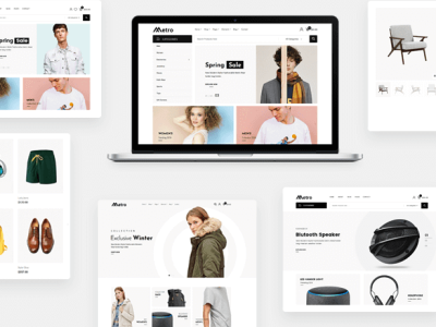Metro – Minimal WooCommerce WordPress Theme by Uzma Chaudhry on Dribbble