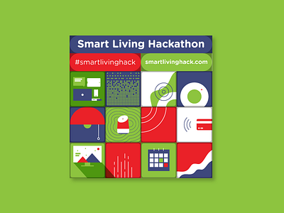 Smart Living Hackathon Sticker Pack by Christina Keslie on Dribbble