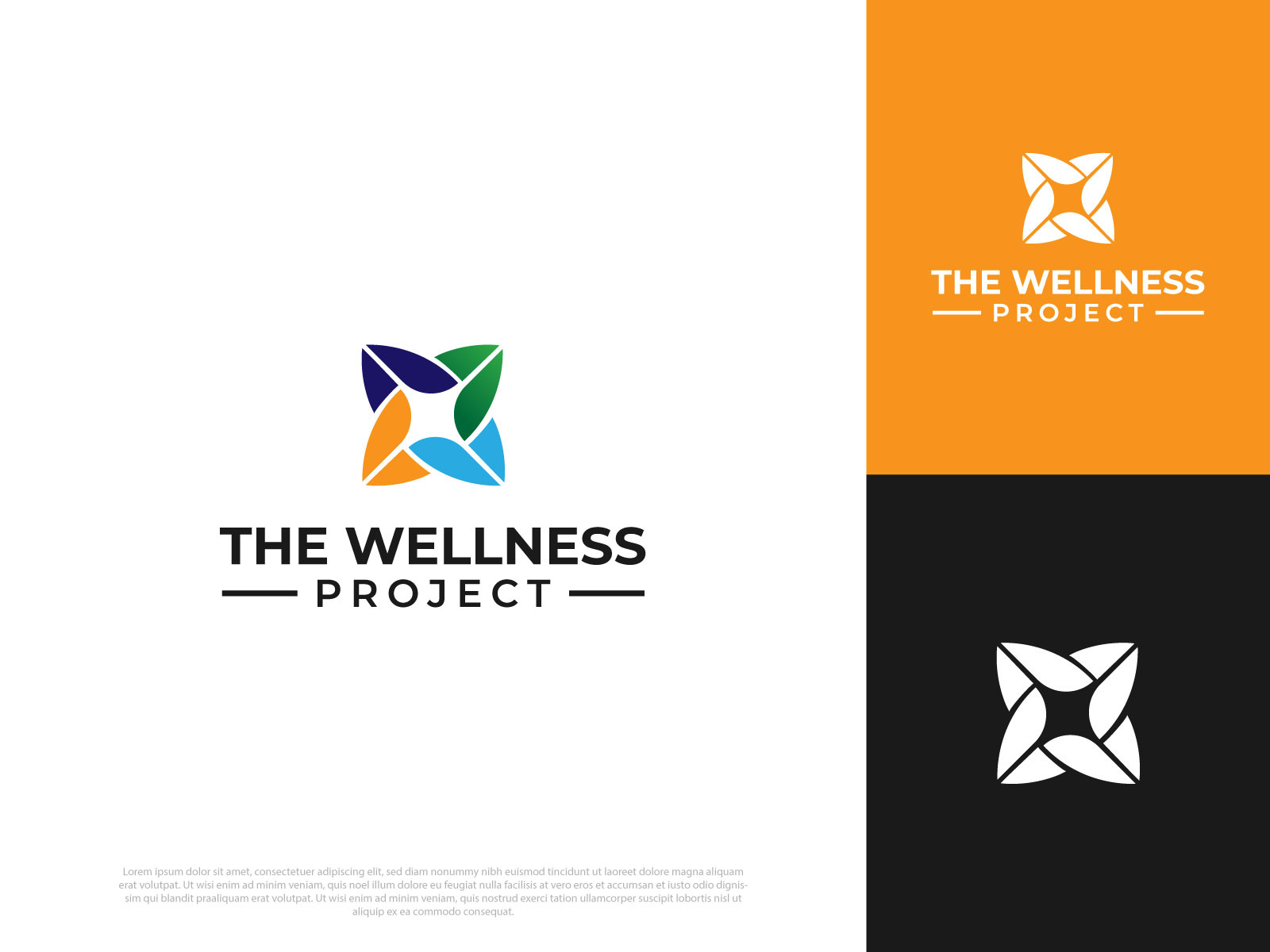 abstract logo by brandauxin | graphics design team on Dribbble