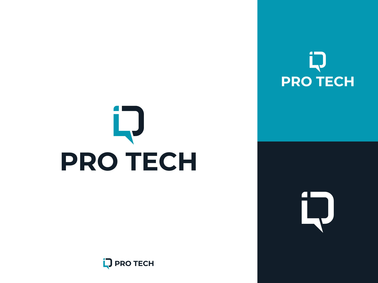 IQ Tech Logo by brandauxin | graphics design team on Dribbble