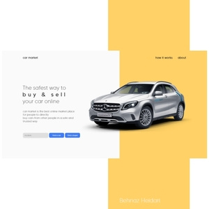 Redesign- buy and sell- car online by Behnaz Heidari on Dribbble