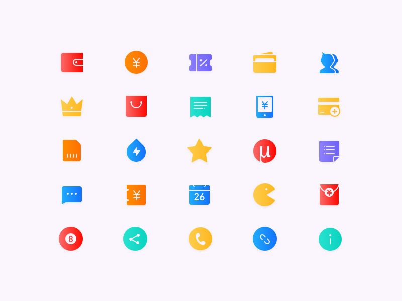 Account Icon Set by Goleobobo on Dribbble
