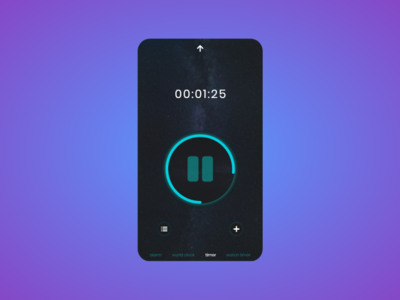 Timer Daily UI 011 by Alyosha on Dribbble