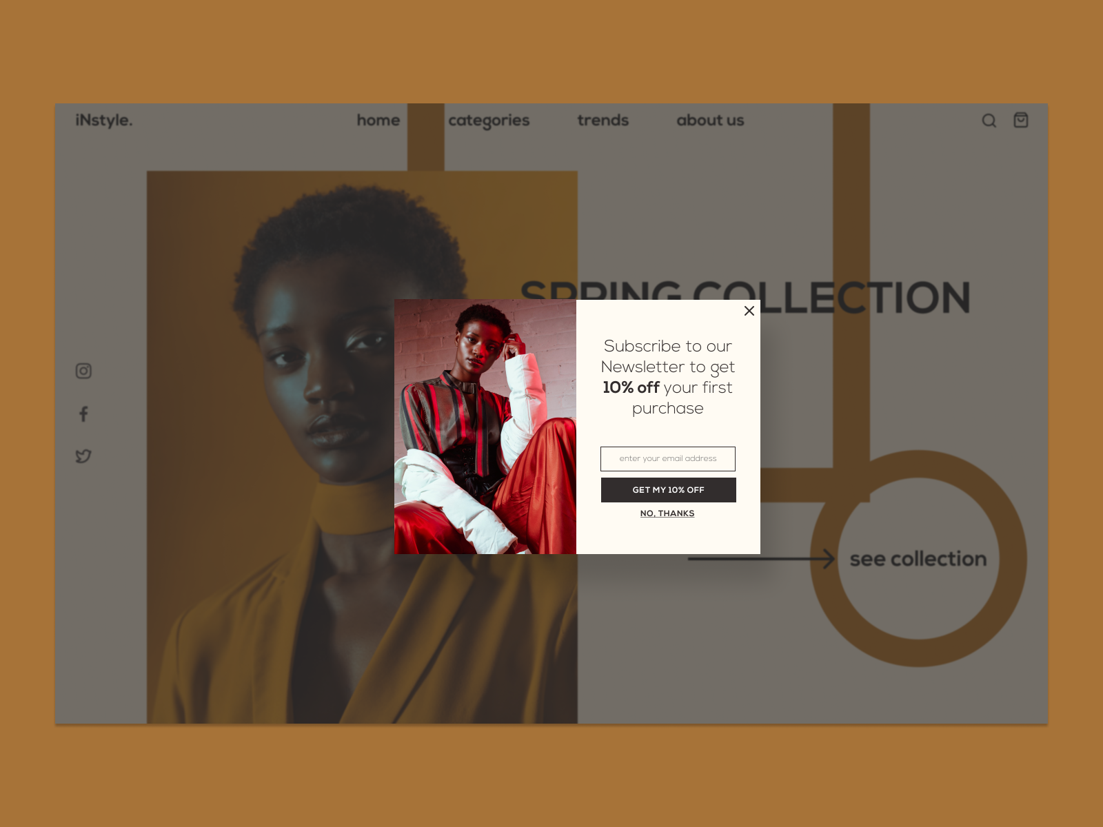 Pop-Up / Overlay by Doina Lisneac-Forreiter on Dribbble