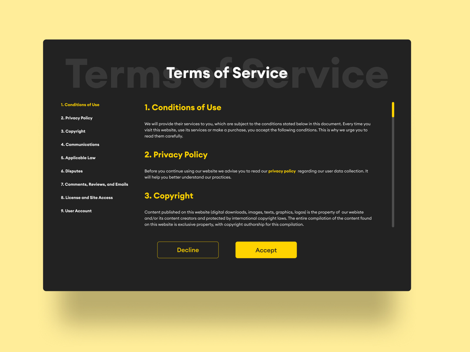 Terms of Service/089 by Doina Lisneac-Forreiter on Dribbble Terms of Service/089 by Doina Lisneac-Forreiter on Dribbble