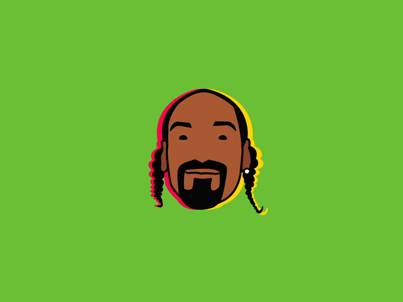 Snoop Dogg Icon by Erica Lakata on Dribbble