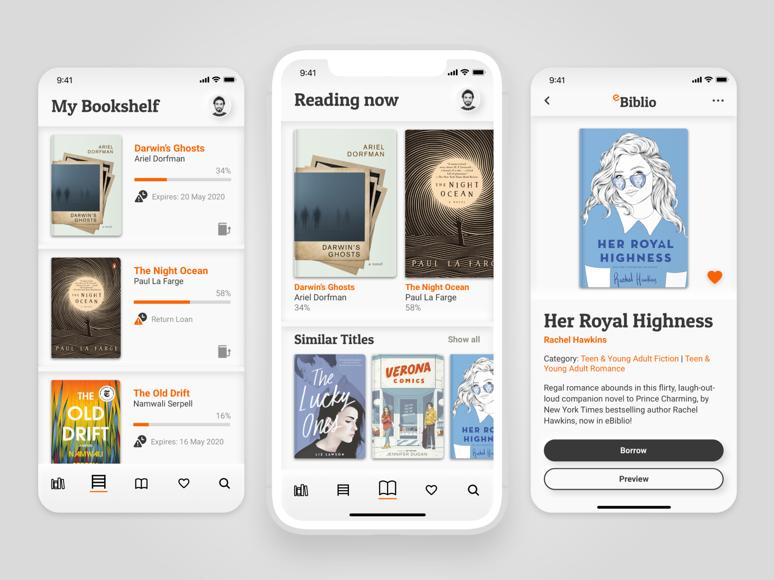 Library App by Hans Muller on Dribbble