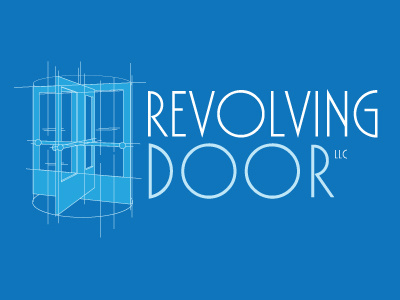Revolving Door Logo by Barry Blankenship on Dribbble