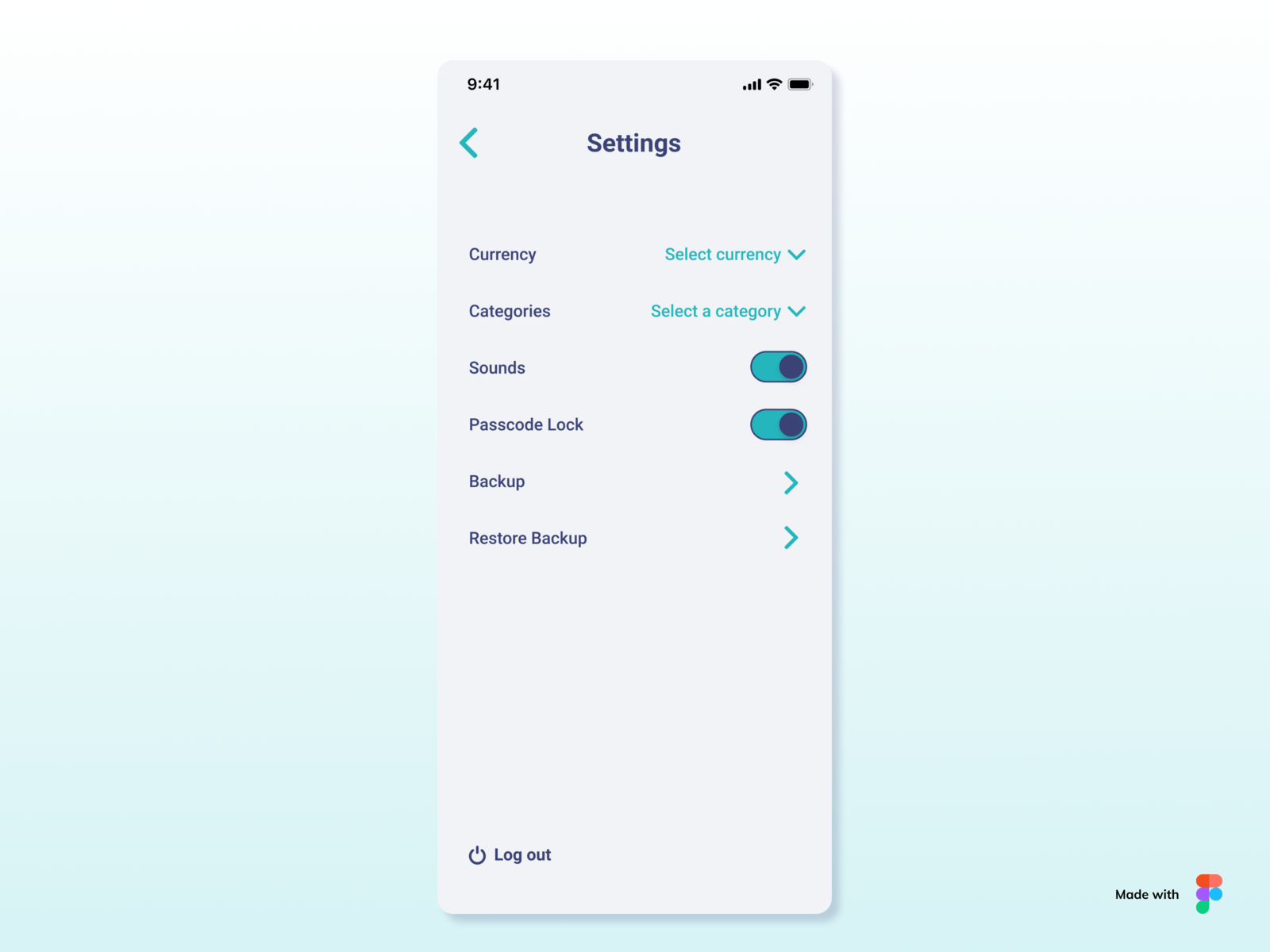 Daily UI #007 Settings by Daniela Nava on Dribbble