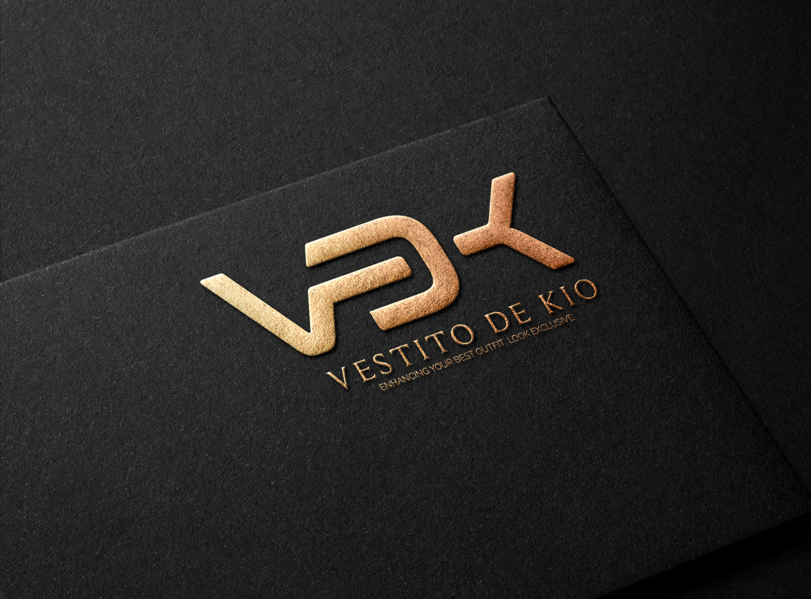 VDK VESTITO DE KIO LUXURY LOGO by M6G on Dribbble