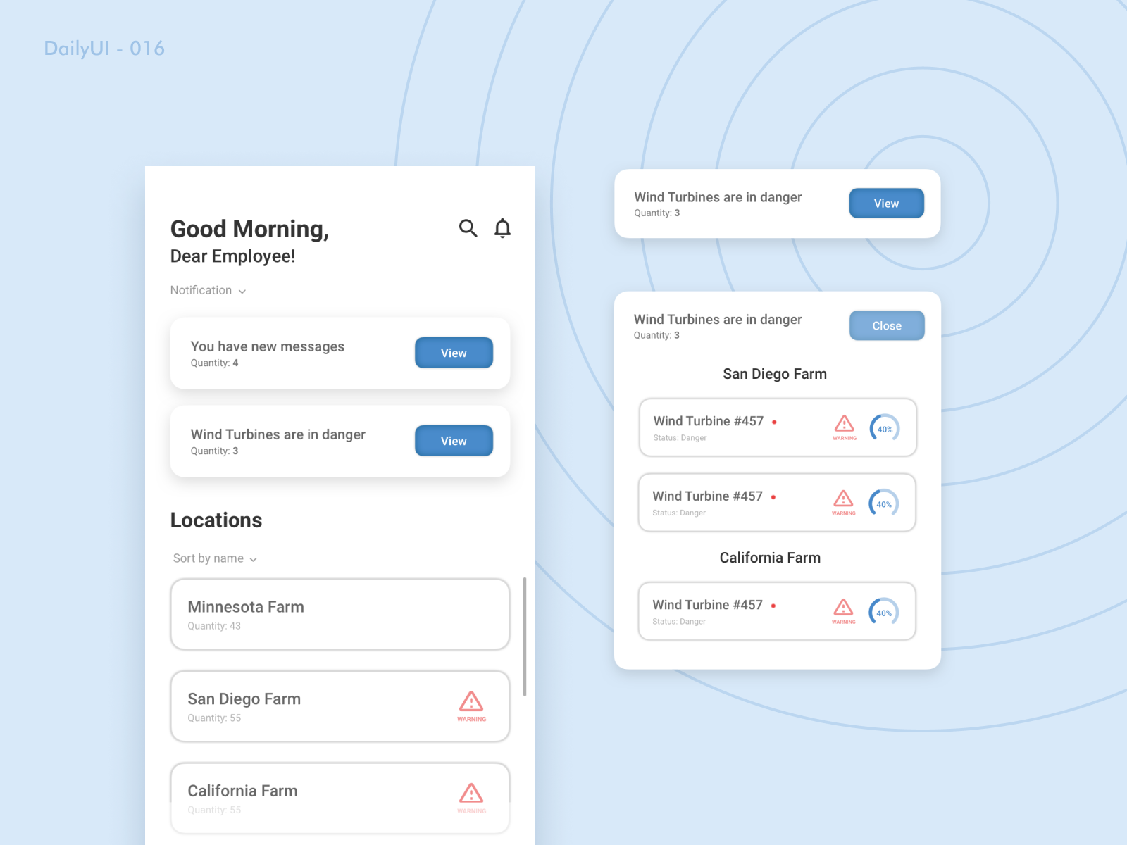 Daily UI - 016: Pop-Up / Overlay by Jenny Shersten on Dribbble