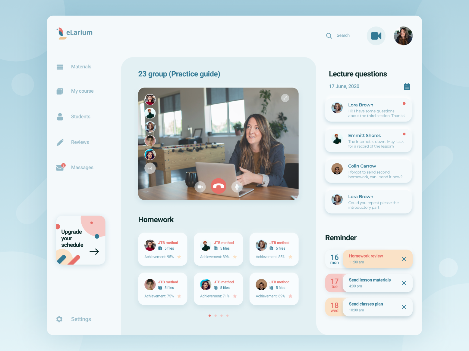 eLearning Platform by Marina Shestmintseva on Dribbble