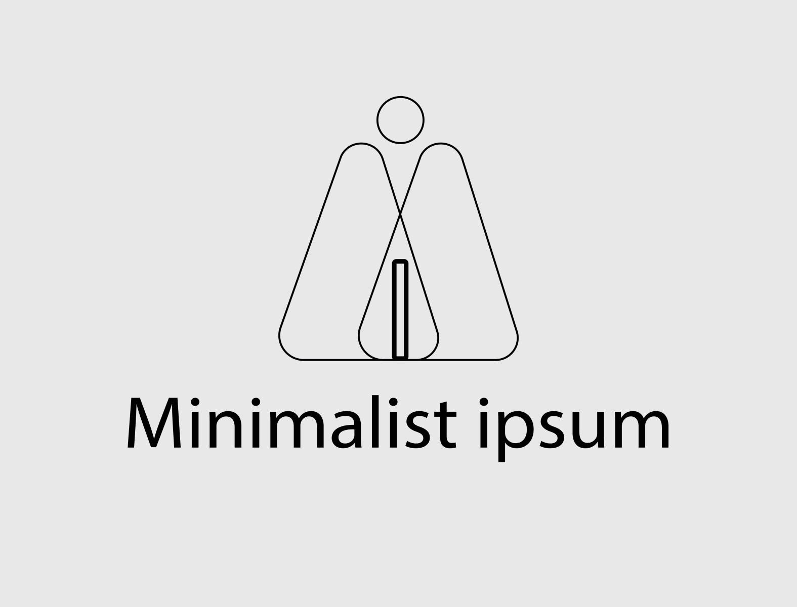 A Minimalist Ipsum logo design by customdesignbd on Dribbble