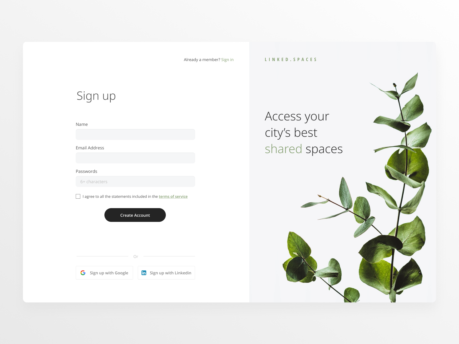 daily-ui-001-linked-spaces-sign-up-by-daniela-pretorius-on-dribbble