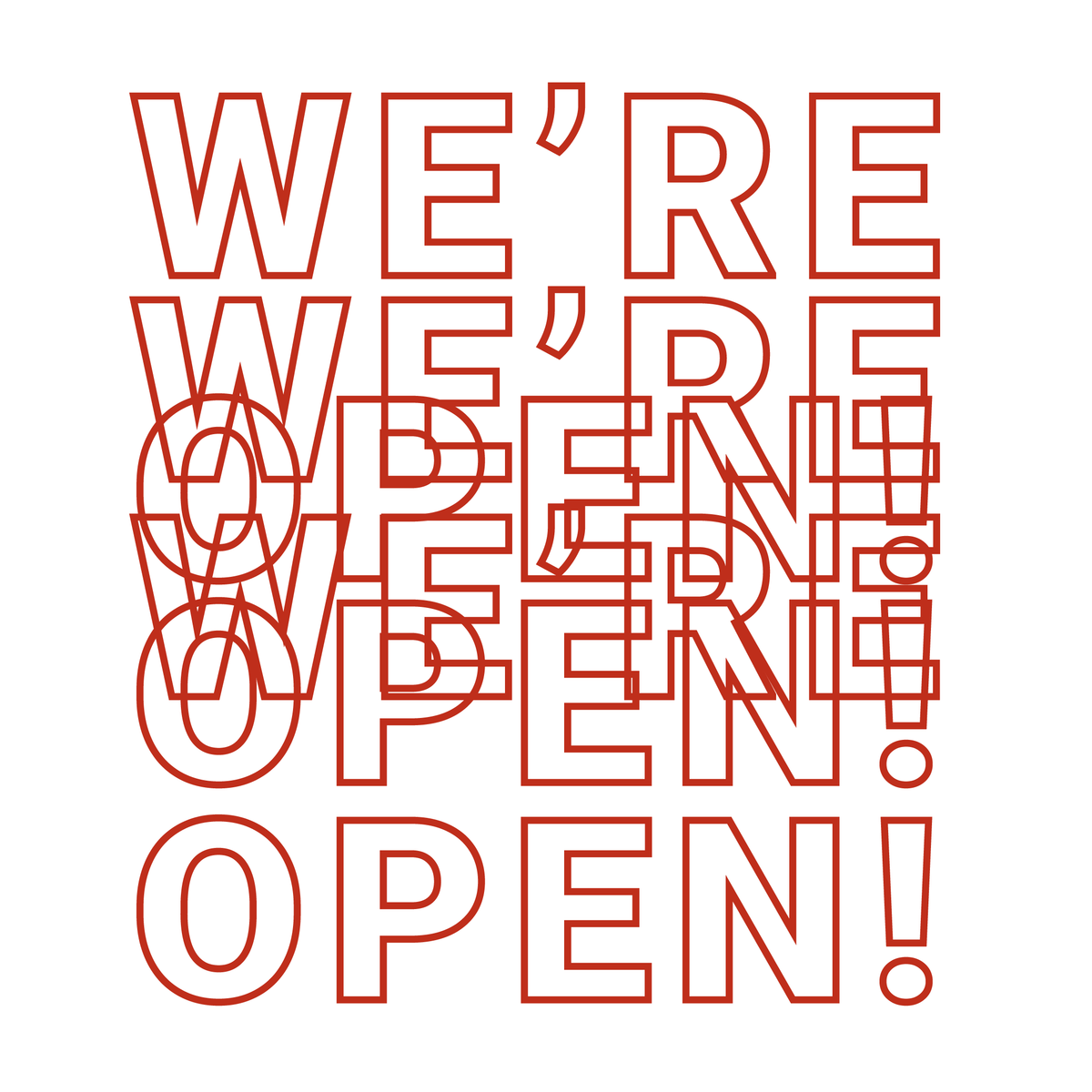 WE'RE OPEN by Yuriy Kyrzov on Dribbble