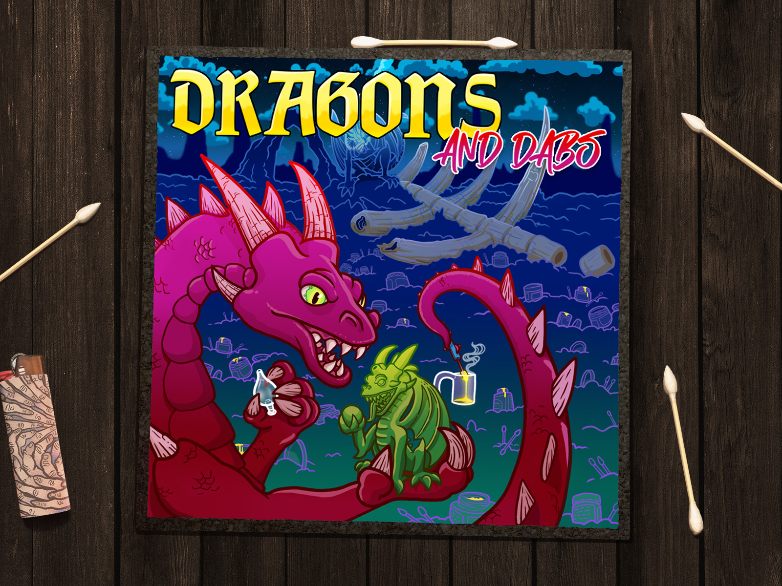 Dragon Mat by bleubug design on Dribbble