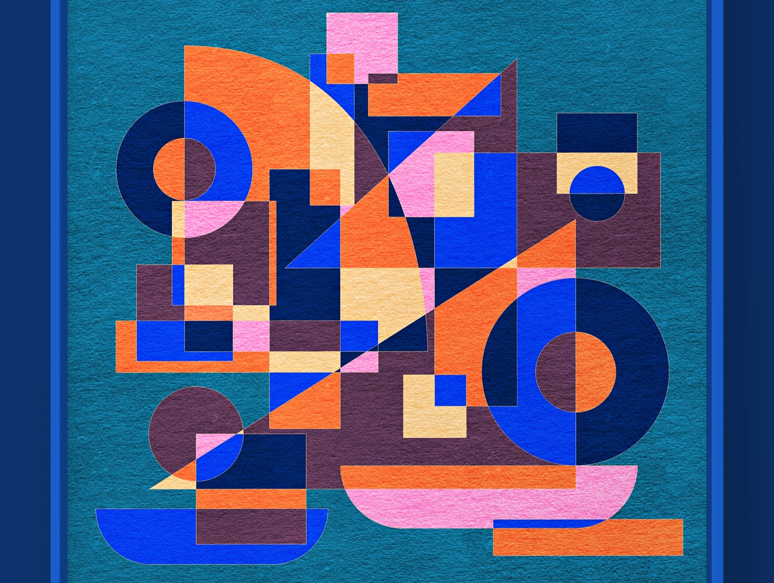 Architectural City Landscape In Geometric Shapes By Jen Du On Dribbble