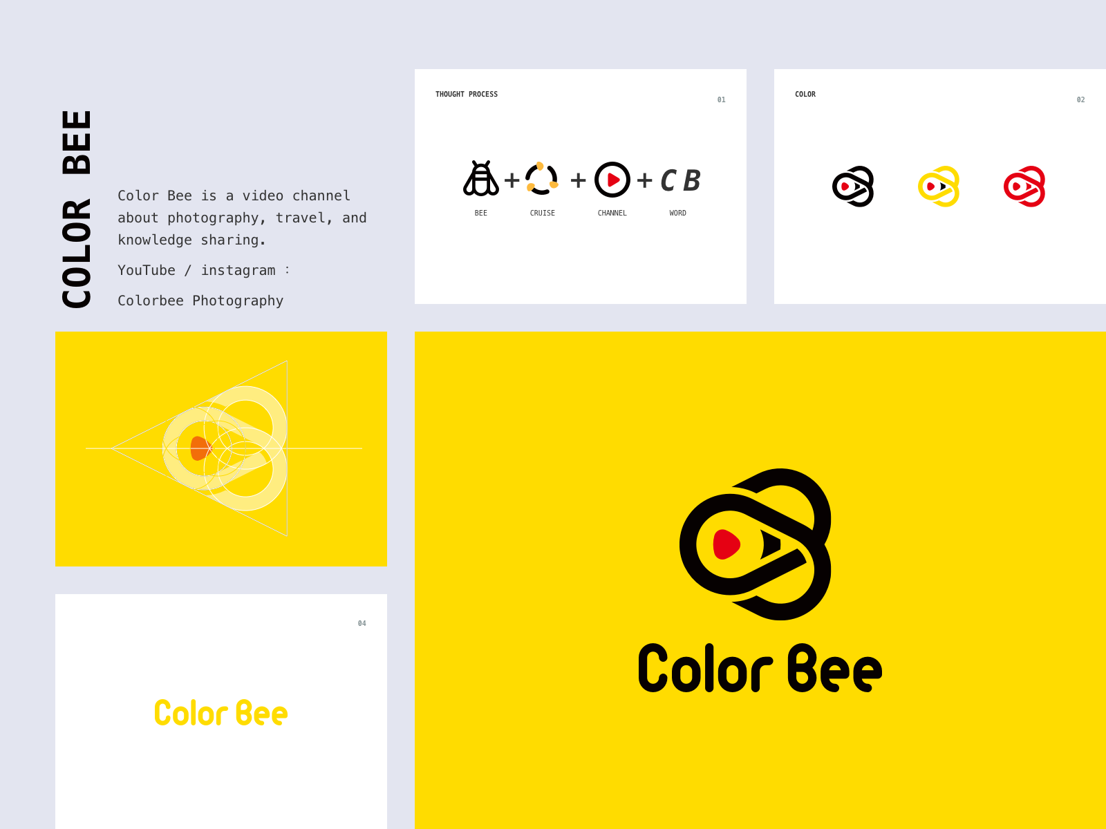 Color Bee Photography LOGO by Alex Xue on Dribbble
