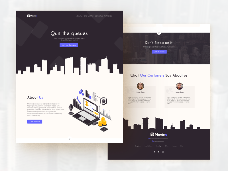 Simple website Landing page by Isioma Ugbah on Dribbble